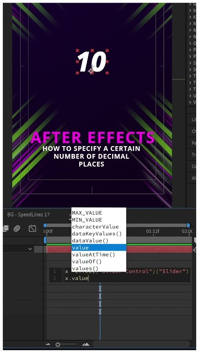 How Use Tofixed In After Effects Youtube