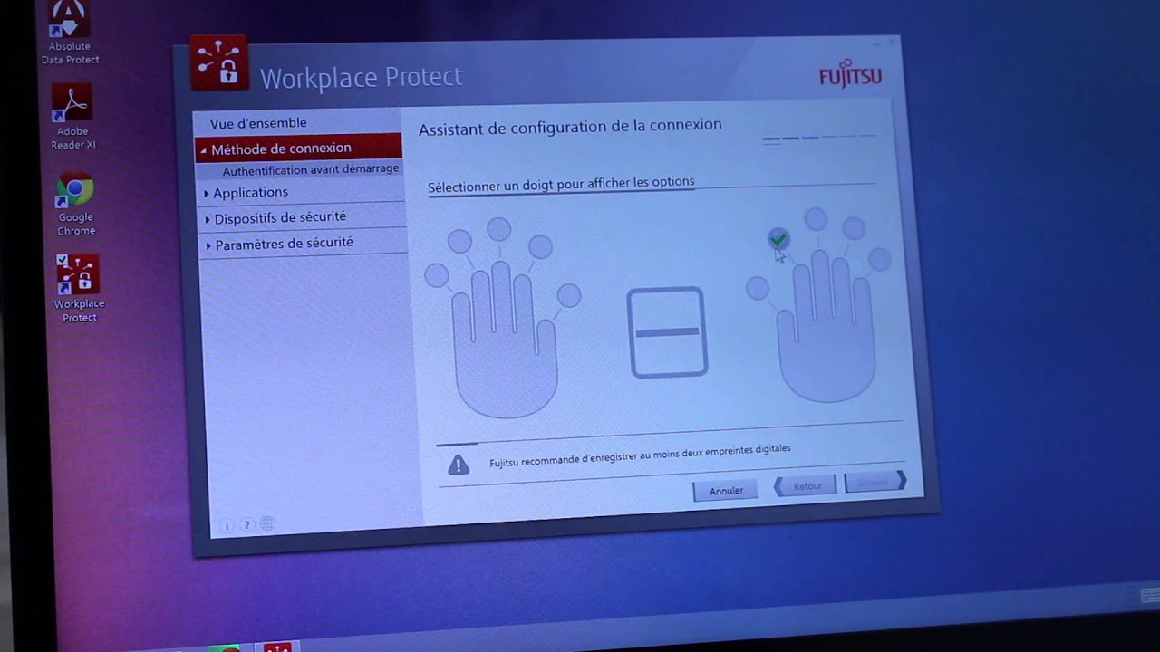 Test : Fujitsu Workplace Protect - YouTube