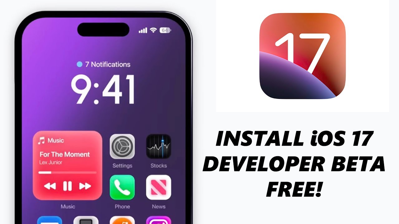 How To Install iOS 17 Developer Beta For Free - YouTube