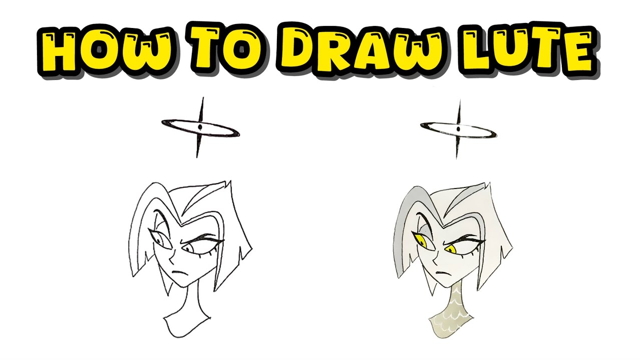 How to Draw Exorcist Lute from Hazbin Hotel – Enjoyable Lesson with ...