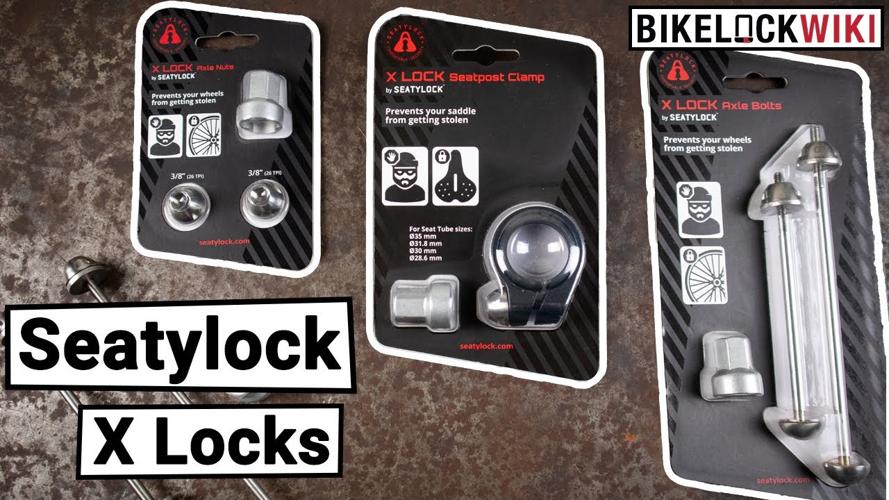 Seatylock X Lock Review - Bike Component Secuirty - YouTube