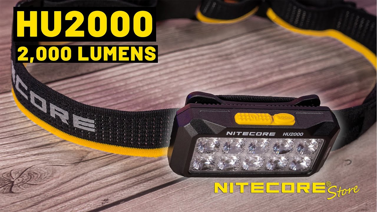 UNLIMITED POWER | The Nitecore HU2000 Headlamp (2000 Lumens) - YouTube