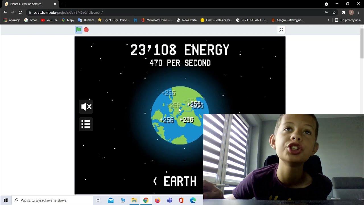 jestem op w planet clicker! | scratch #2 - YouTube
