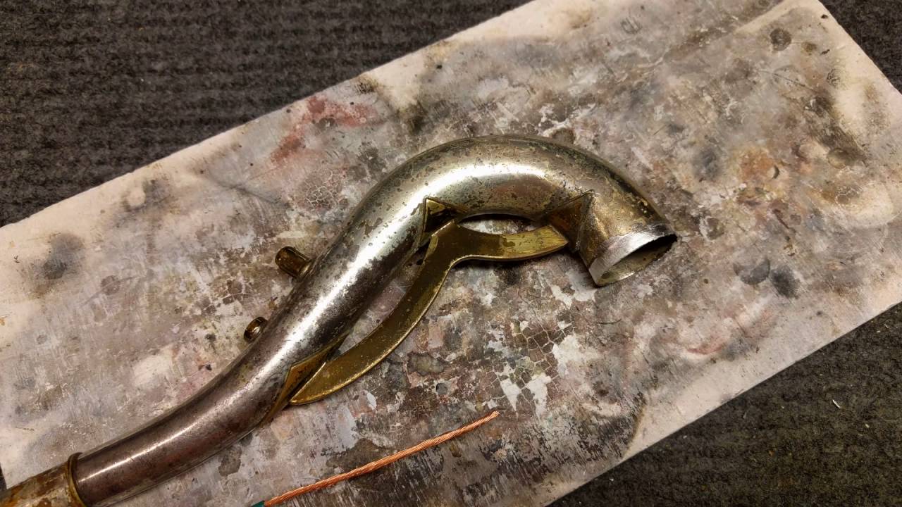 Saxophone Repair Topic: Solder Wicking - YouTube