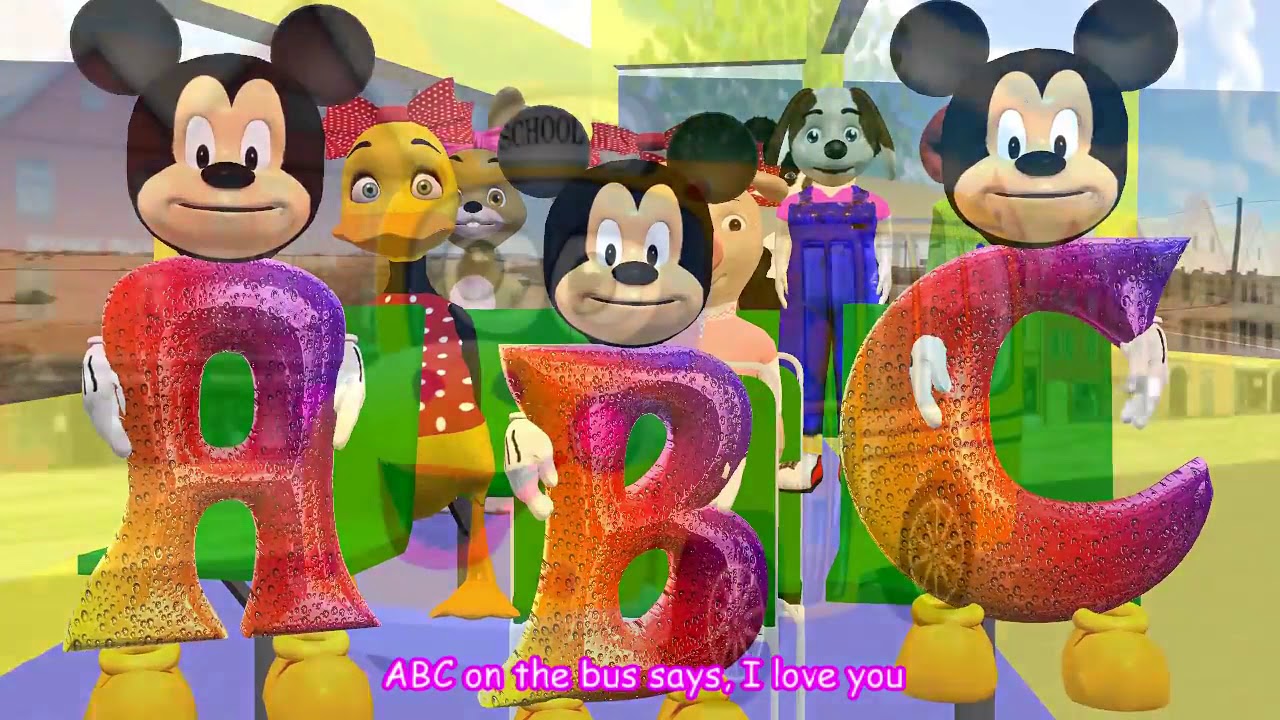 The Wheels on the Bus ABC Vol 1 - YouTube