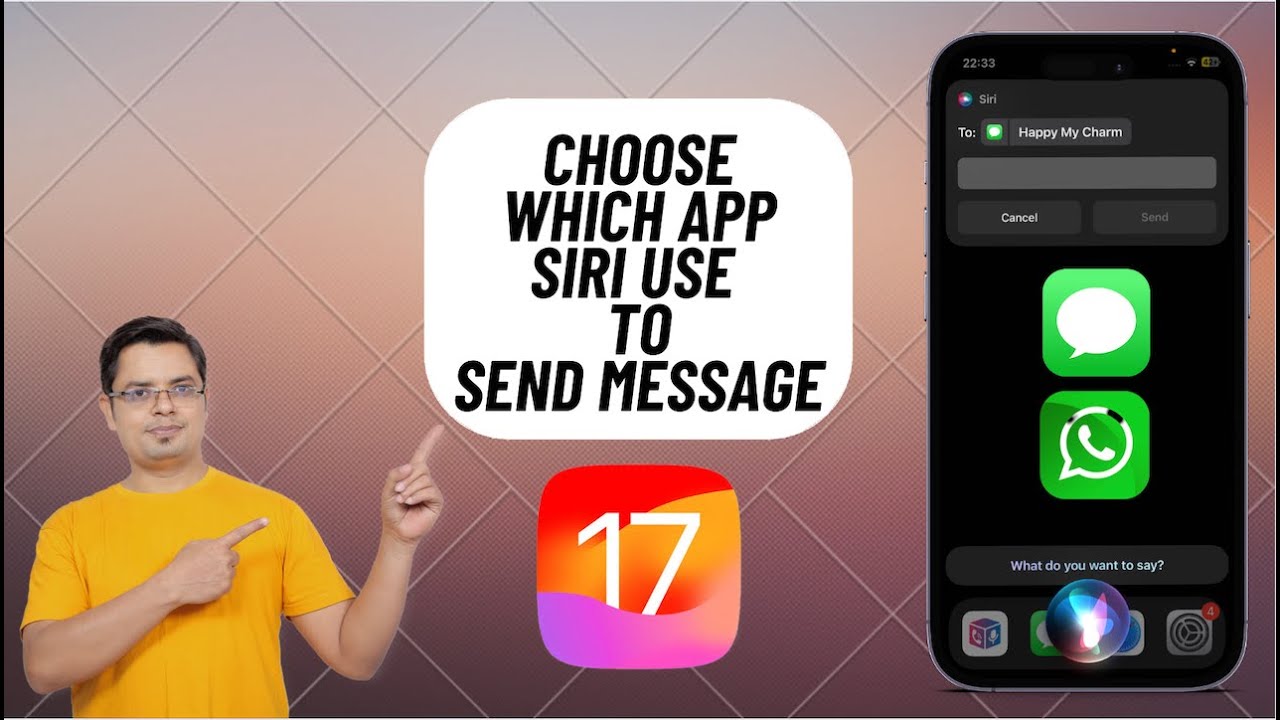How to Choose Which App Siri Uses to Send a Message in iOS 17 on iPhone ...