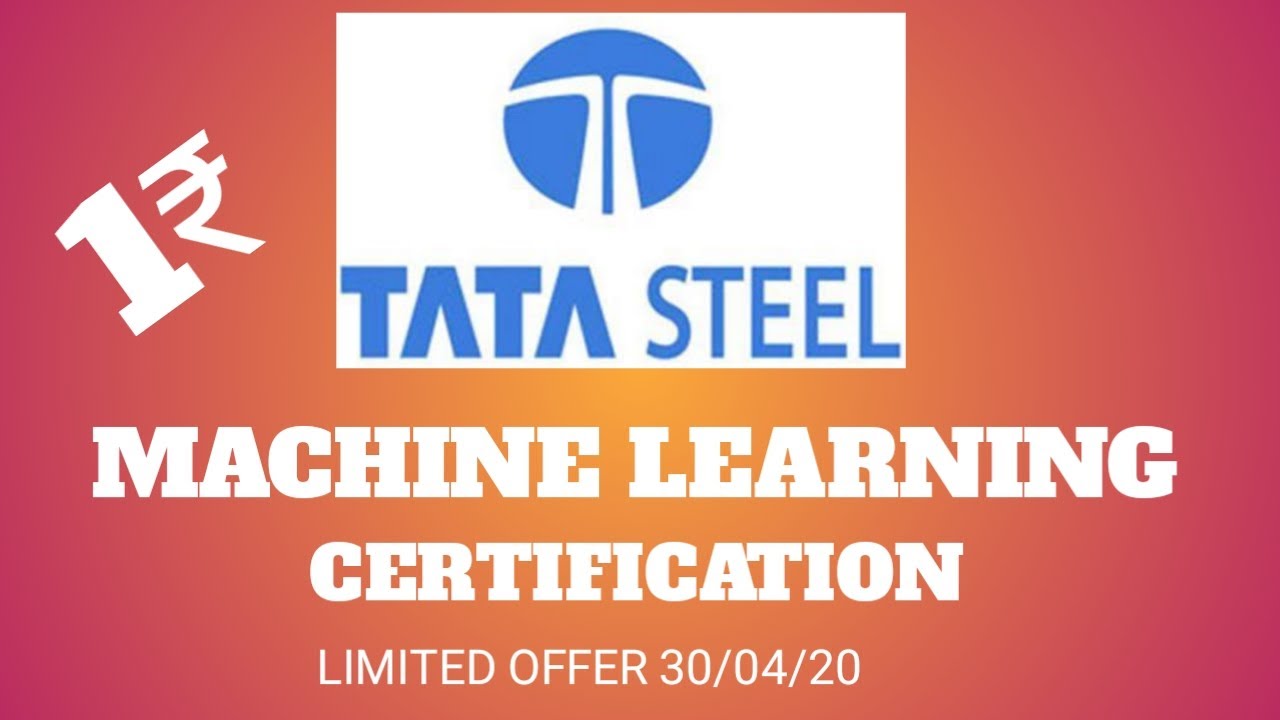 TATA E-Learning |Machine Learning| FREE Course | Get Certificate ...