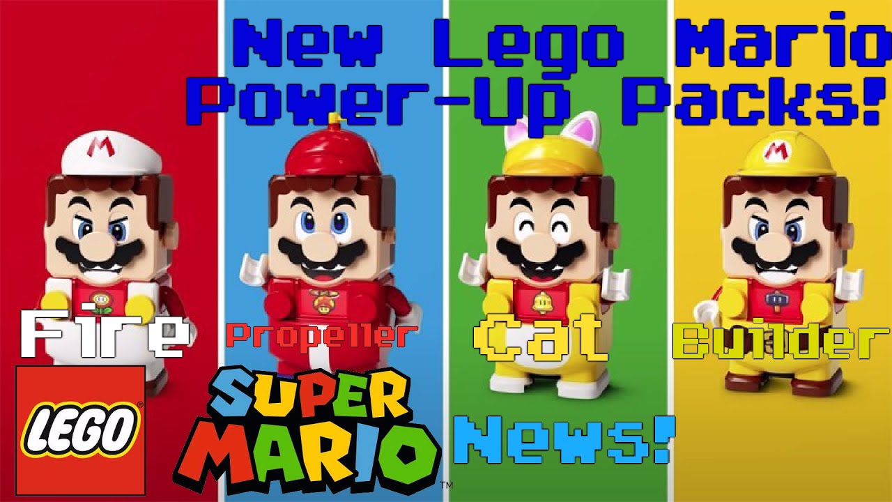 (Lego Mario News) 4 New Power-Up Packs Announced! - YouTube