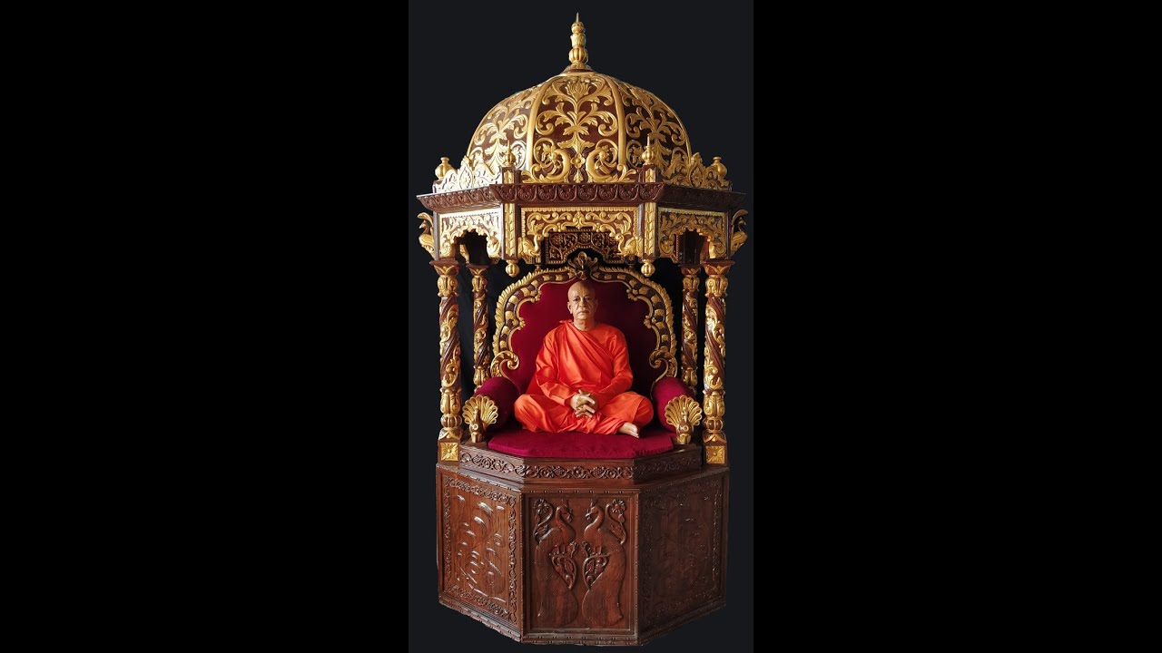 HDG Srila Prabhupada Altar For HH Haladhar Swami Maharaj - YouTube