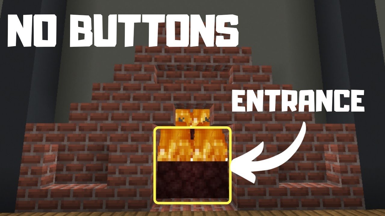 How to make secret fireplace entrance - YouTube