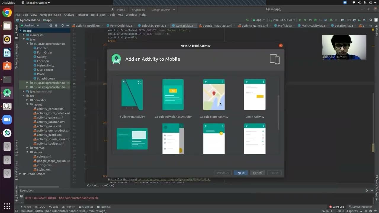 Tugas Akhir Mobile Programming II - Pembuatan Aplikasi Company Profile ...