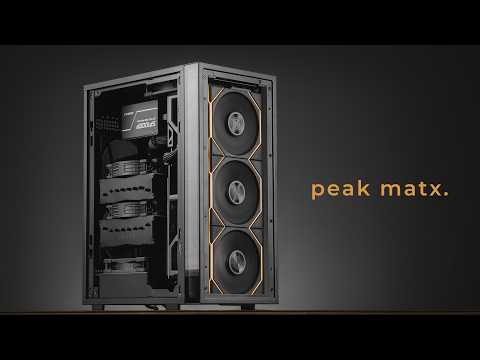 All Black, Compact Vertical Micro ATX Gaming PC Build - Lian Li B4