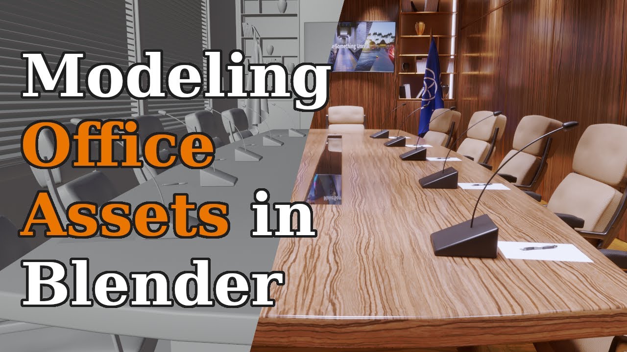 Modeling Office Assets in Blender - Part 2 - YouTube