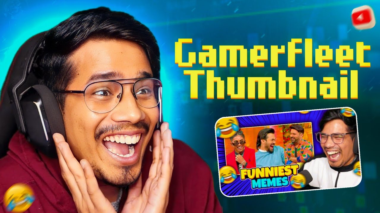 How To Make Thumbnail Like @GamerFleet | Gamerfleet jaisa Thumbnail ...