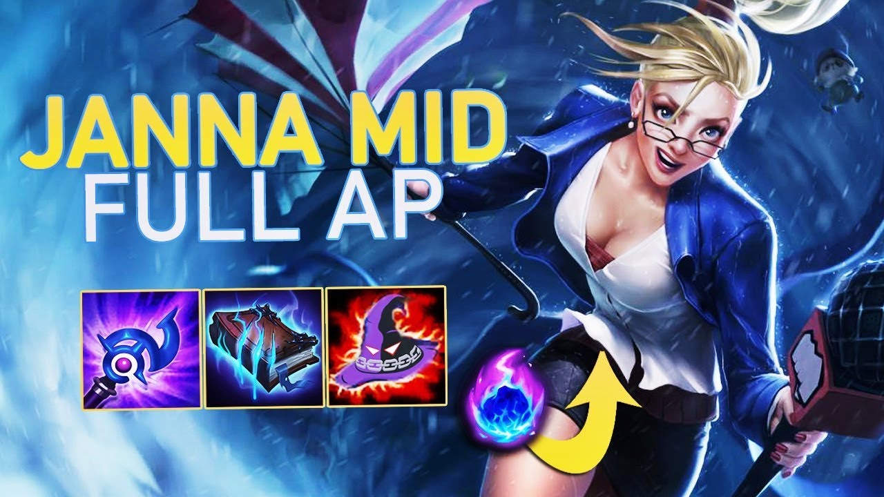 JANNA MID FULL AP | ANIVIA PASSOU FOME | FUI O TOP DANO DA PARTIDA ...