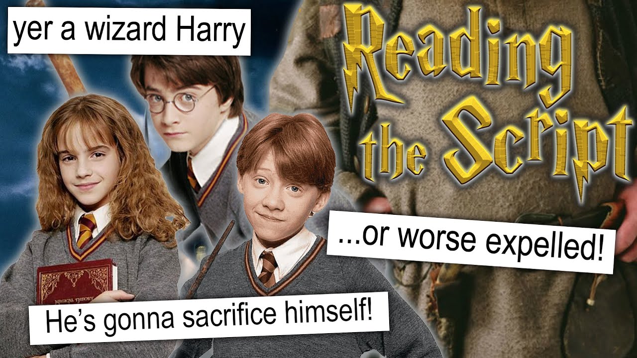 We get drunk and read the ENTIRE HARRY POTTER (2001) SCRIPT (in costume ...