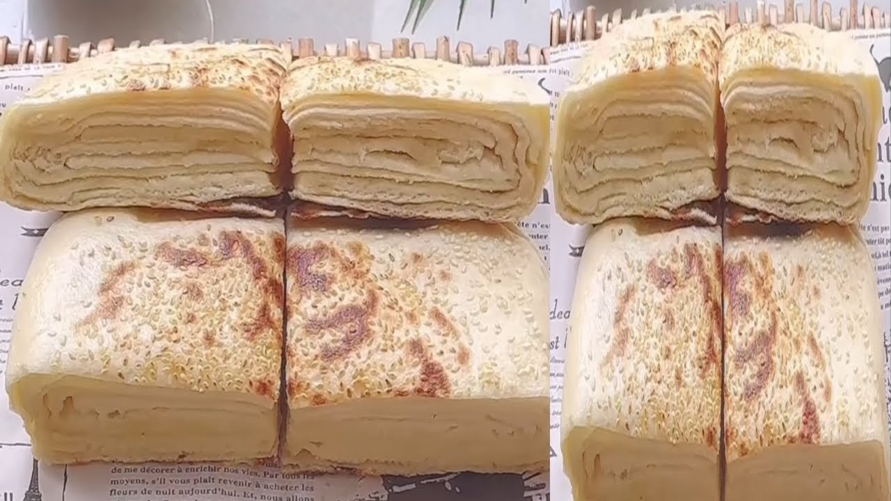Layer bread recipe! simple and tasty layer bread recipe! fry layer ...