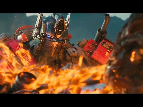 Transformers: Rise Of The Beasts - Optimus Prime vs Scourge Final Fight ...