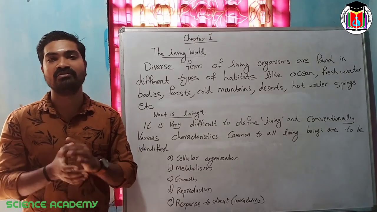 Science Academy | Plus One | Botany | Chapter 1| - YouTube