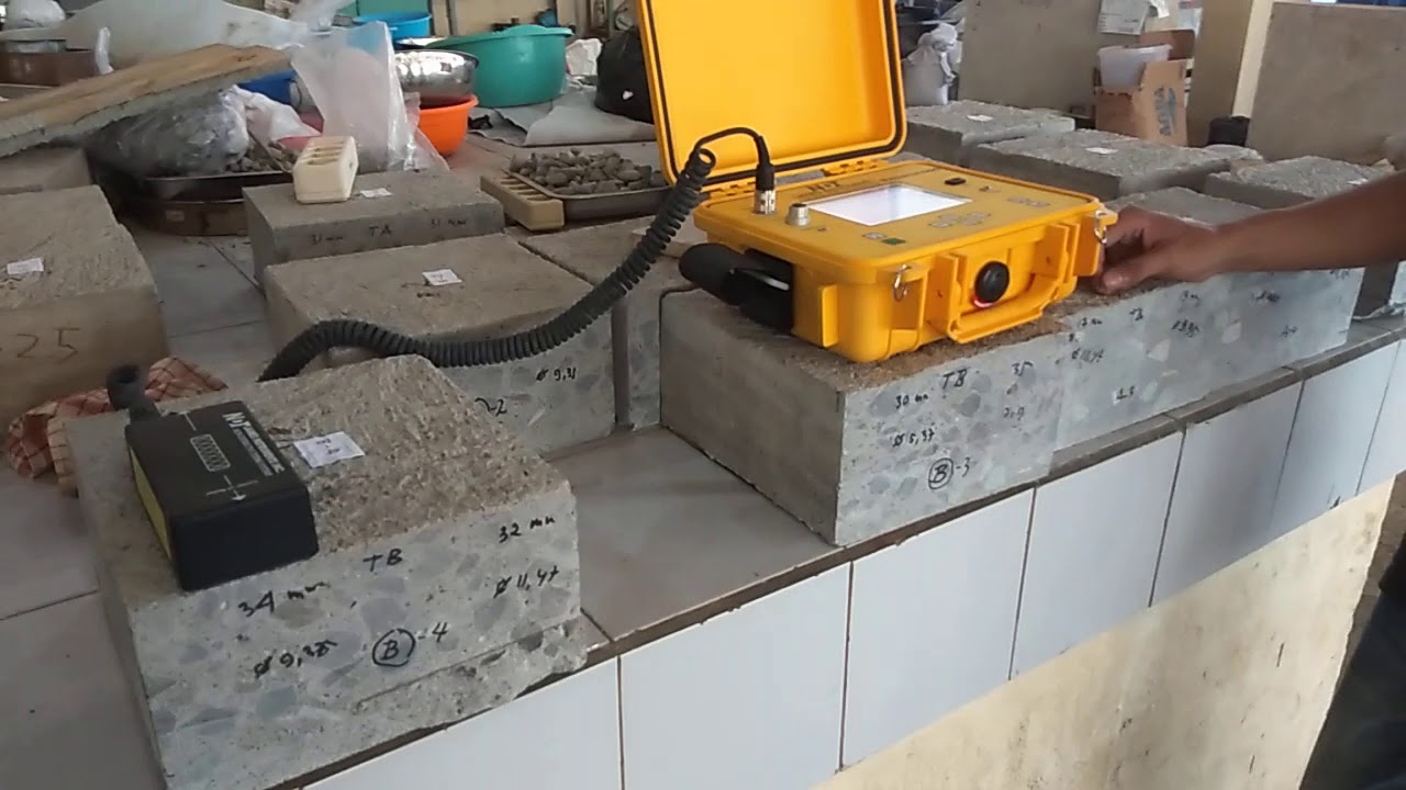 Pengujian selimut beton dengan alat Rebarscope - YouTube
