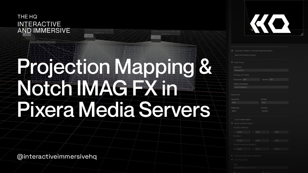 Projection Mapping & Notch IMAG FX in Pixera Media Servers - YouTube