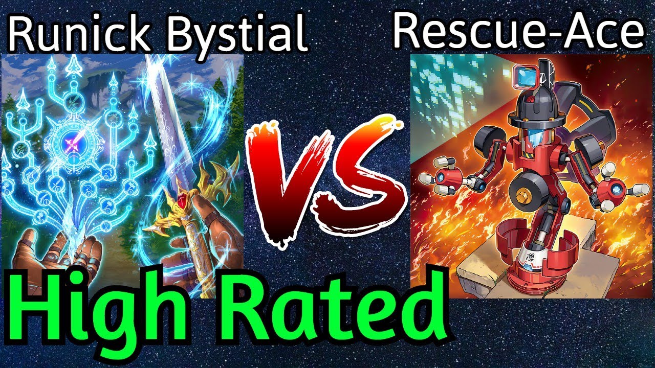 Runick Bystial Vs Rescue-Ace High Rated DB Yu-Gi-Oh! - YouTube