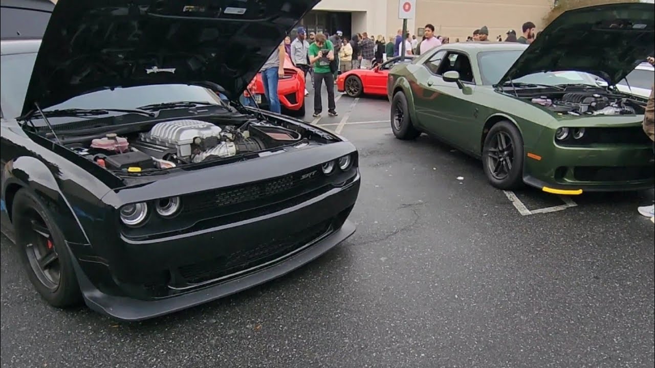 Spotted the Dodge Demon 170 at Atlanta's Caffeine and Octane! - YouTube