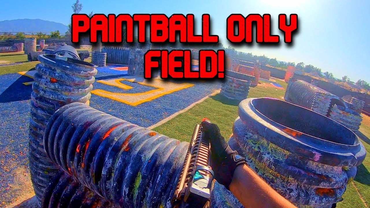 Airsoft on a paintball field?- SC Village - YouTube