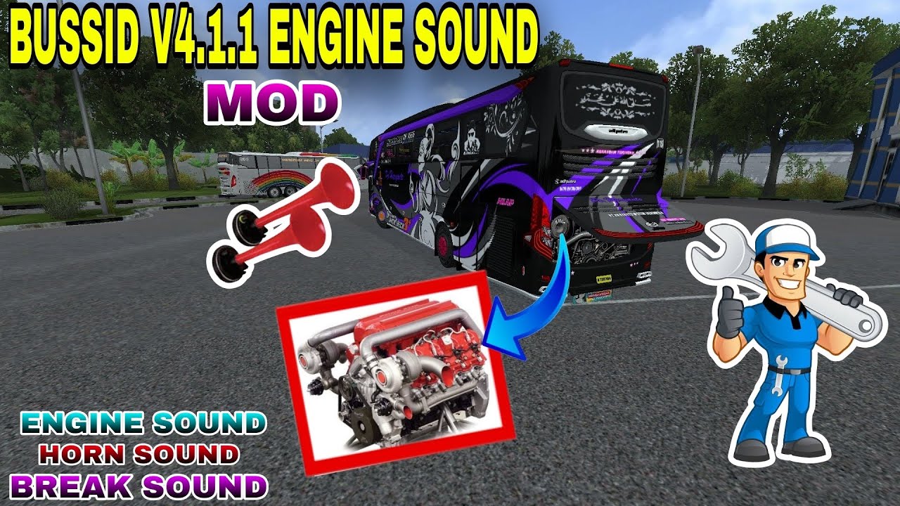 BUSSID V4.1.1 ENGINE SOUND | how to add engine sound in bus simulator ...