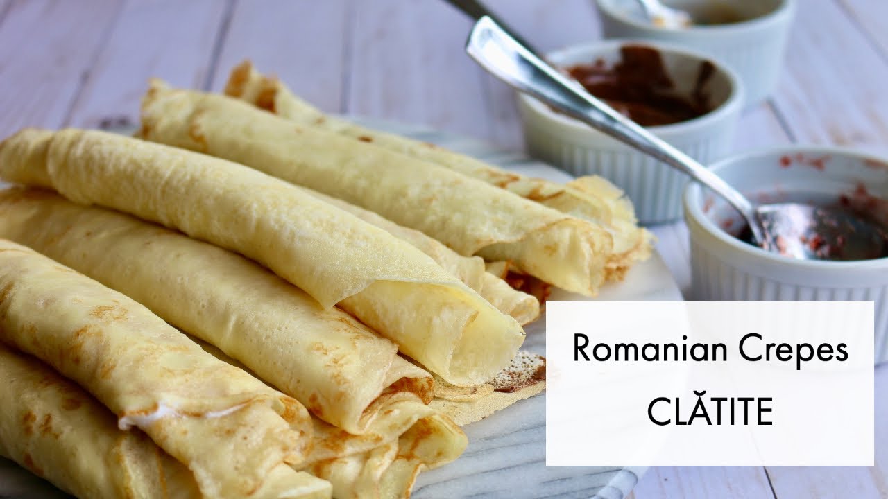 How to Make CREPES | Romanian Crepes | CLĂTITE - YouTube