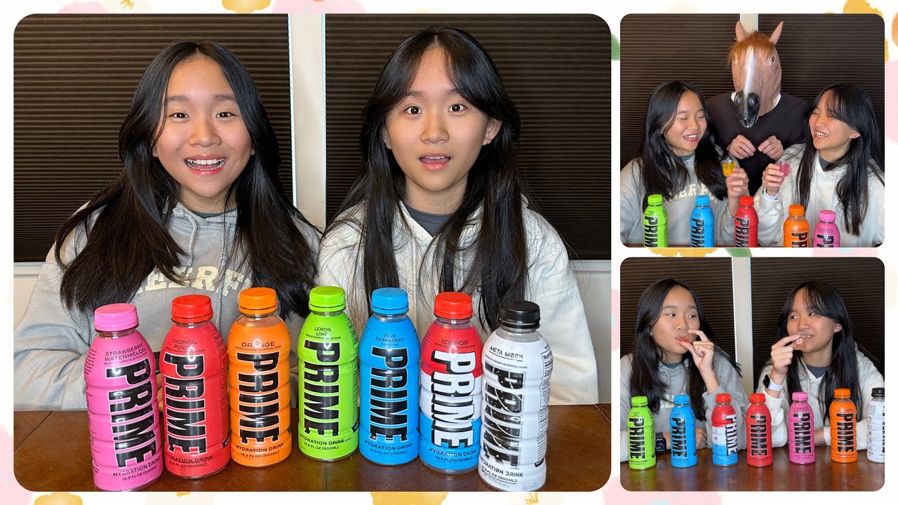 We ranked PRIME flavors from BEST to WORST! | Janet and Kate - YouTube