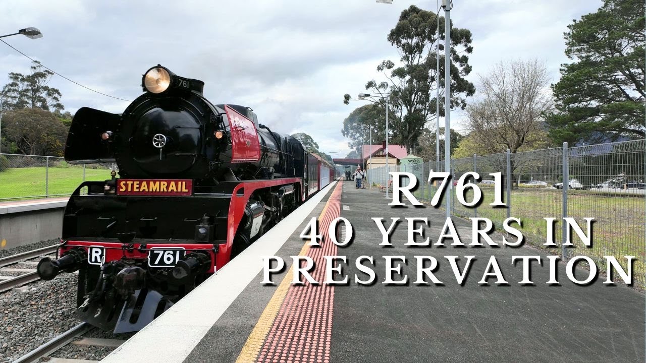 Steamrail Victoria's R761 on the Bendigo Line 4K 21/9/2024 - YouTube