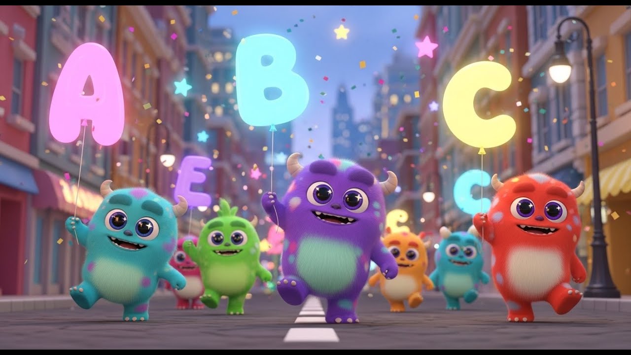 ABC Parade with Friendly Monsters 👾 | Learn ABC for Kids | Educational ...
