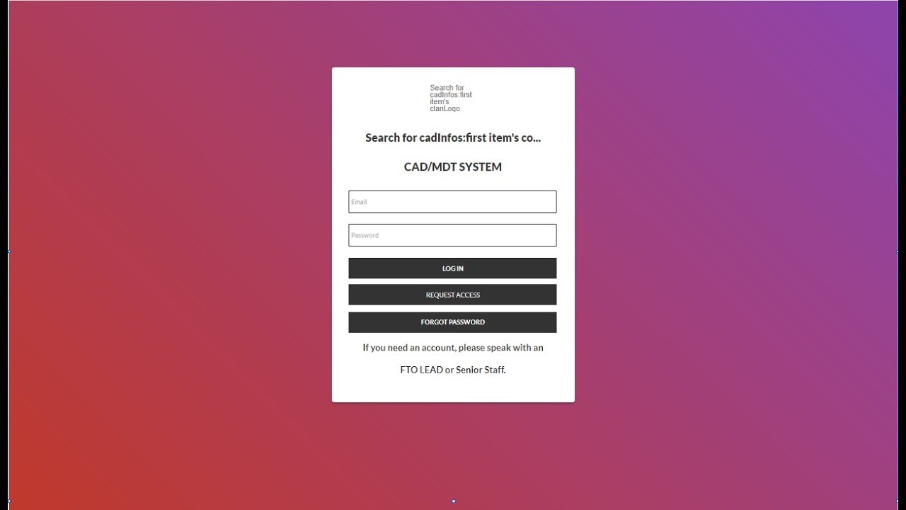 Cad/Mdt development for kronixhosting - YouTube