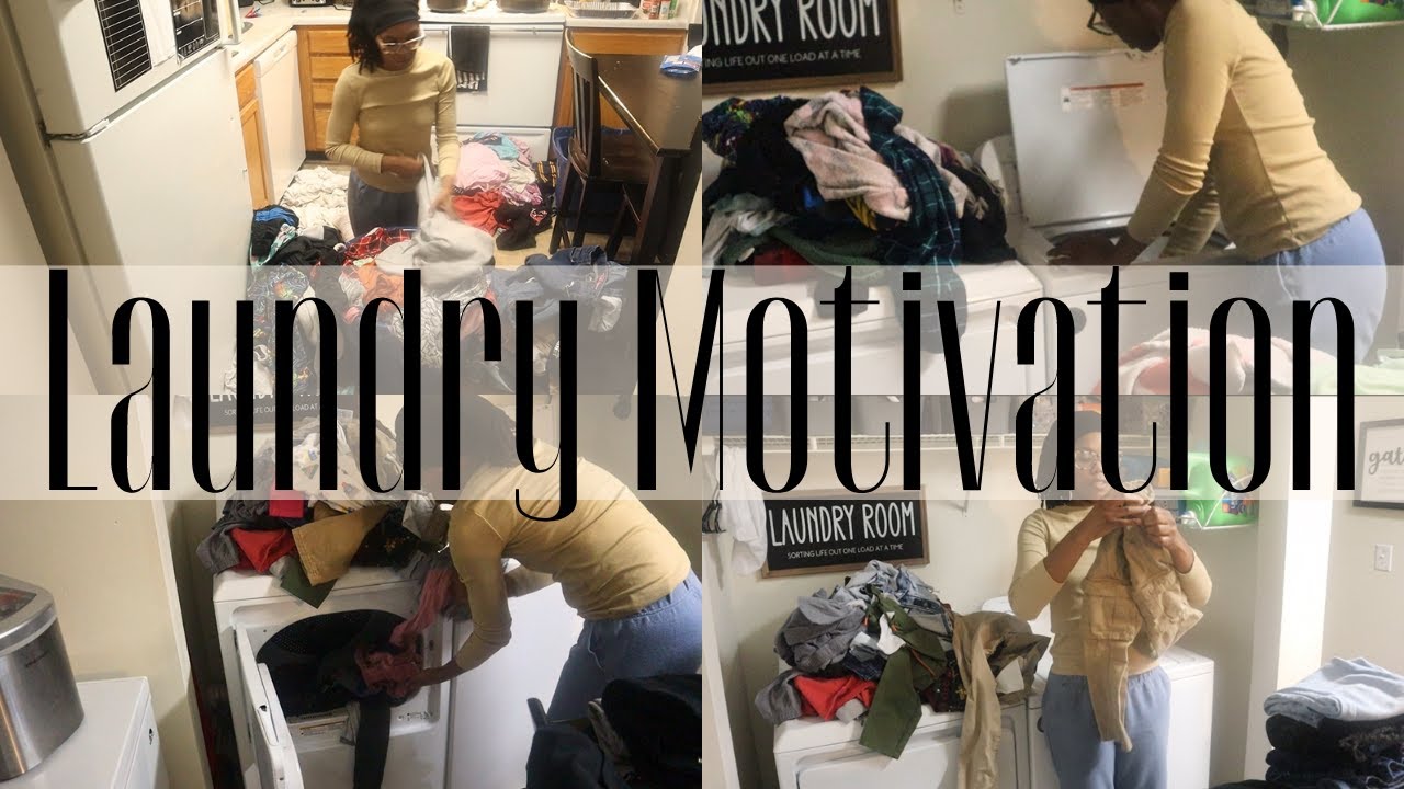 *Realistic* Laundry Motivation | Wash, Dry, Fold, & Repeat - YouTube