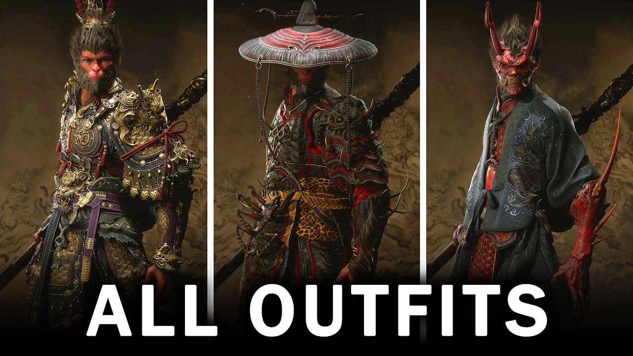 Black Myth: Wukong - ALL OUTFITS SHOWCASE - YouTube