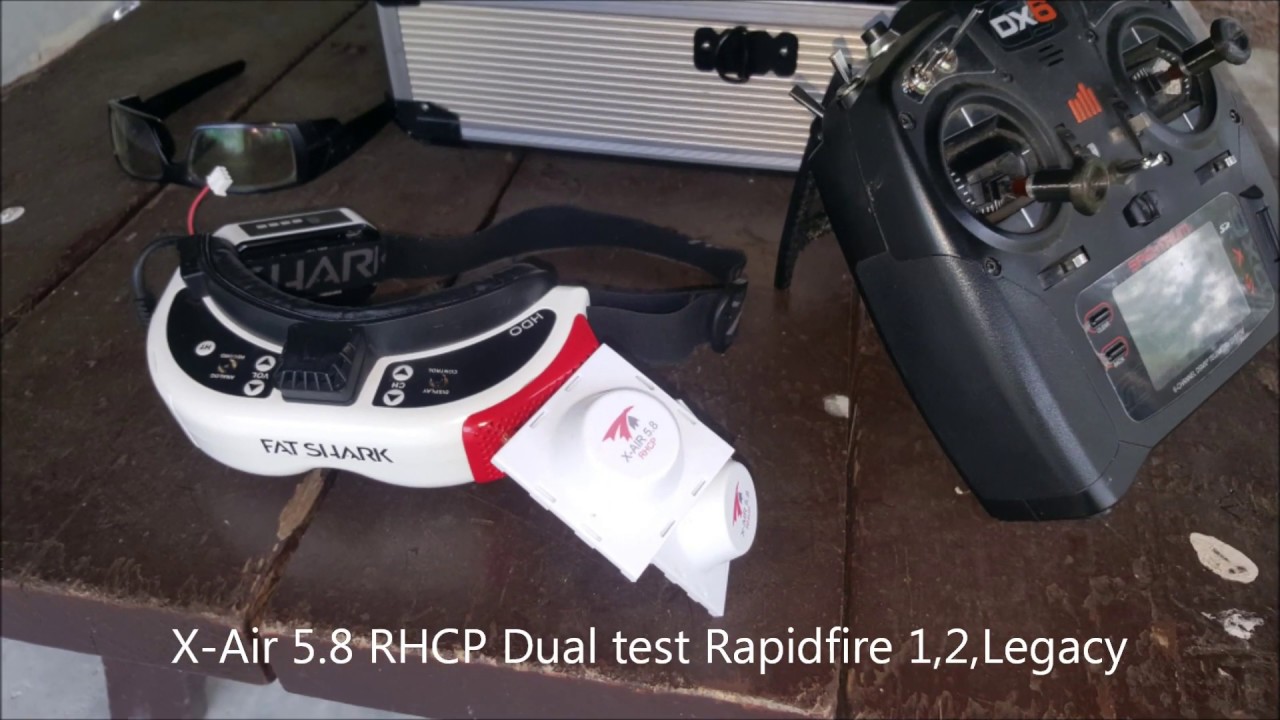HDO Rapidfire with X-air 5.8 antennas - YouTube
