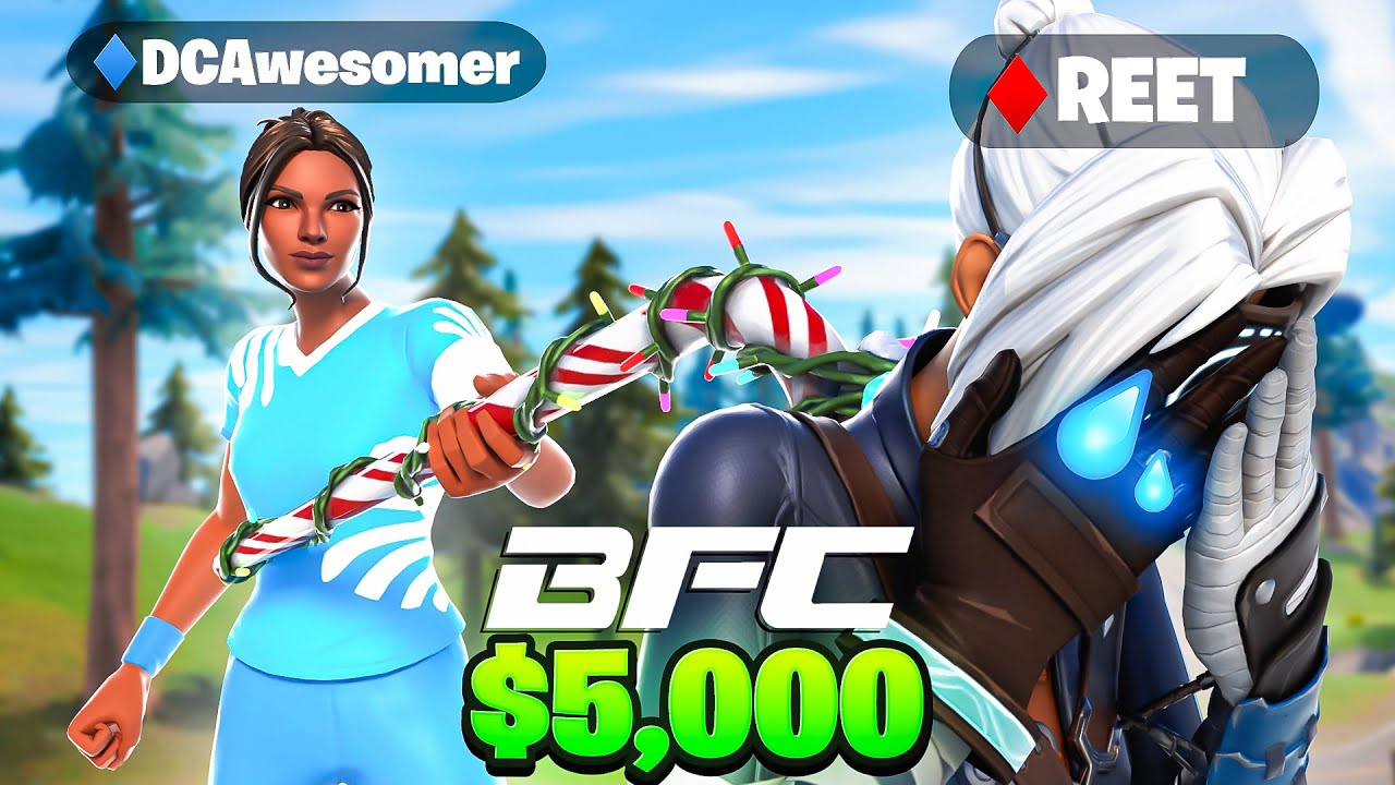 REET CRIES AFTER LOSING TO DCAWESOMER ($5,000 BFC) - YouTube