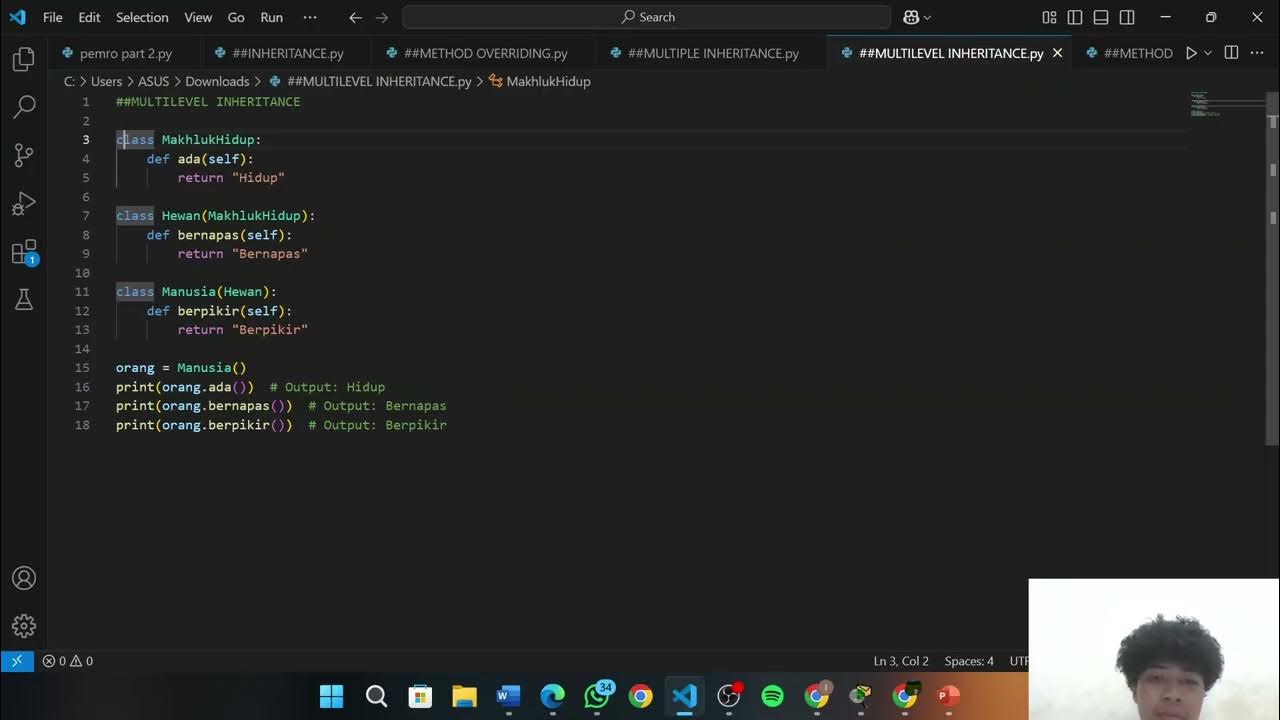 Metode Metode Pewarisan dalam Python - YouTube