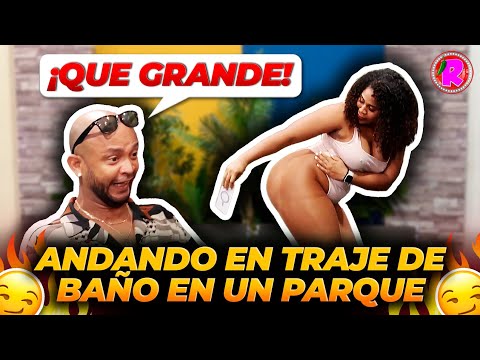 🤣Andando en traje de baño en un parque🤣 | EL REPERPERO