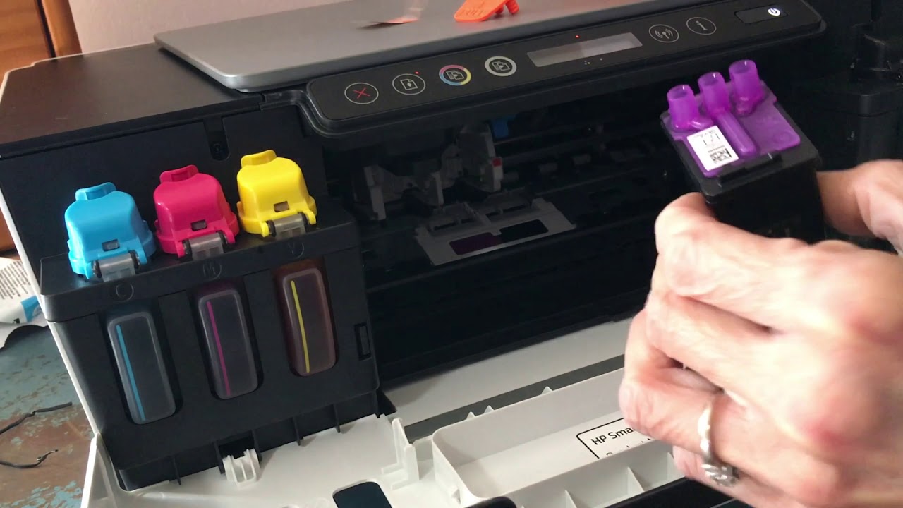Setting up my HP Smart Tank plus Printer - YouTube