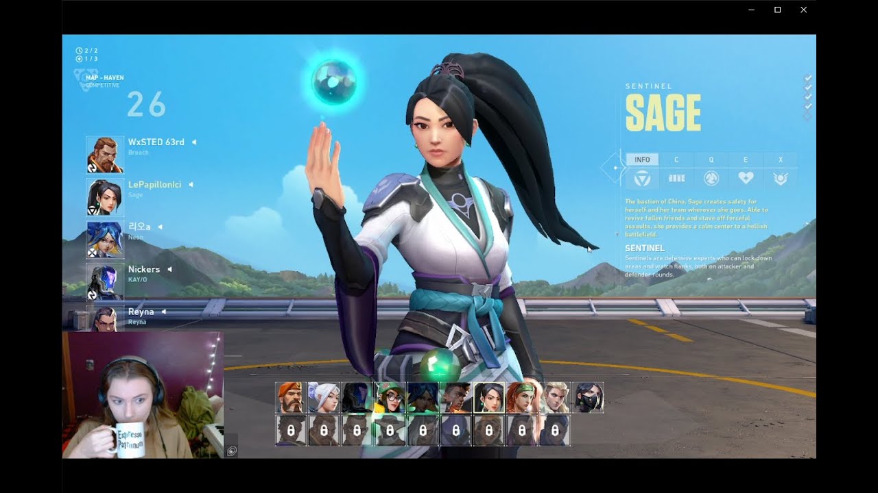 Valorant Gaming, Trying to Main Sage - YouTube