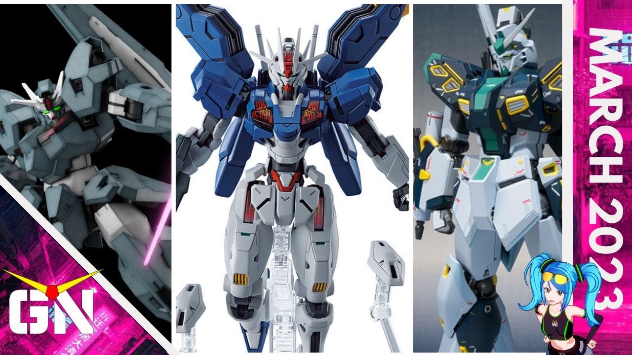 Gunpla LineUp March 2023 - YouTube