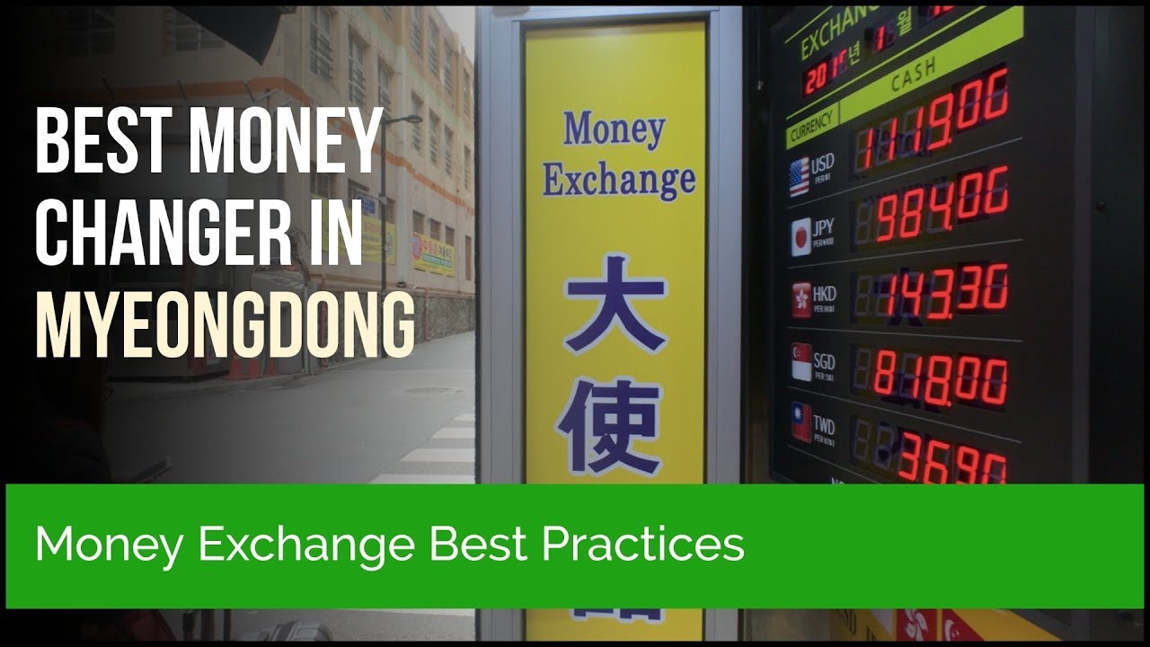 We Always Go to This Money Exchange Place 💰 in Myeongdong Seoul 🇰🇷 ...