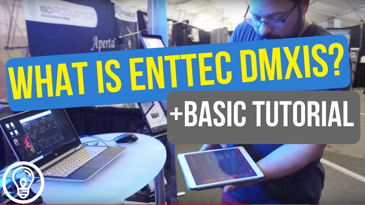 What is ENTTEC DMXis? + Basic Short Tutorial Live from Sweetwater's ...