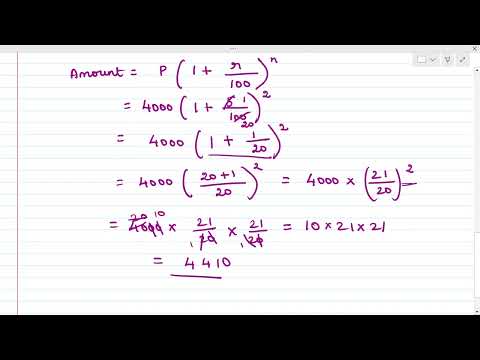 Compound Interest - Grade 8, 9 ICSE, CBSE - YouTube