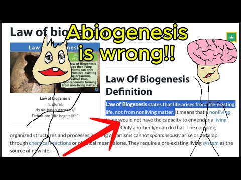 Does the law of biogenesis contradict evolution?