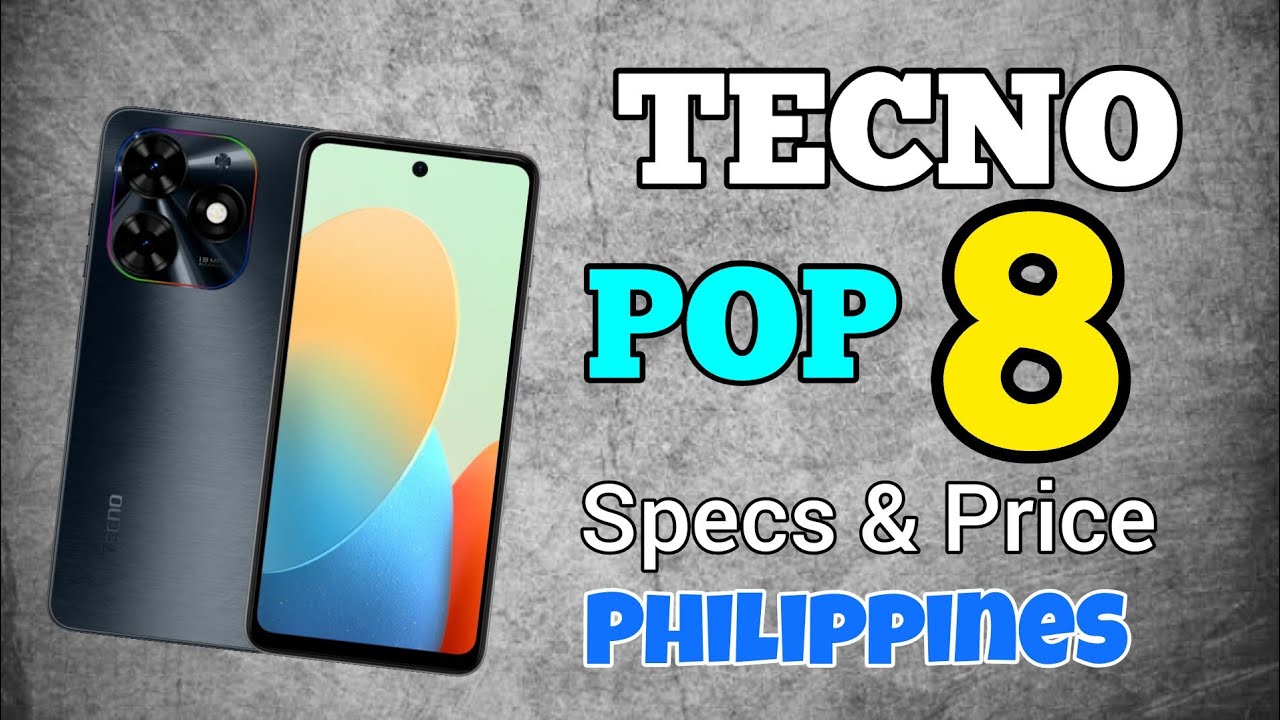 Tecno Pop 8 Price Specs & Features in Philippines - YouTube