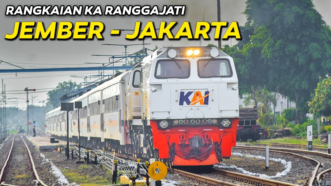 KERETA API JEMBER - JAKARTA TERWUJUD? | Rangkaian KA Ranggajati Sampai ...