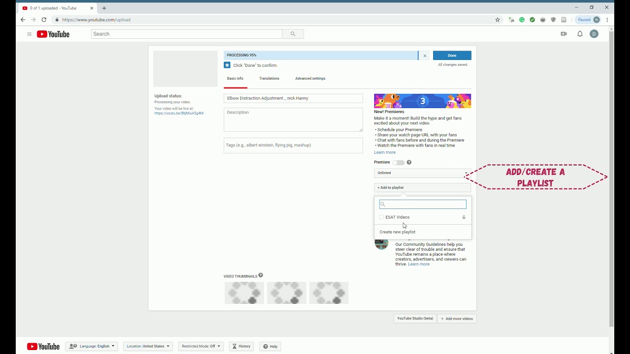 Upload and Share Unlisted YouTube Videos - YouTube